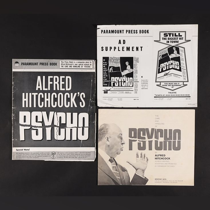 Lot 306 - Poster Live Auction - Pressbook with Supplement, 1960 ...