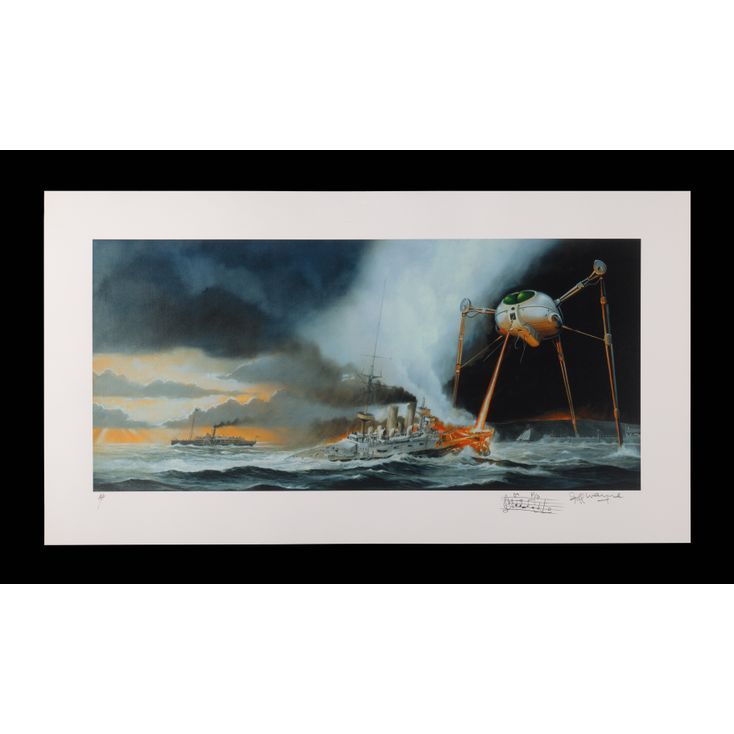154. Jeff Wayne-Autographed The War of The Worlds Artist Proof Print by ...