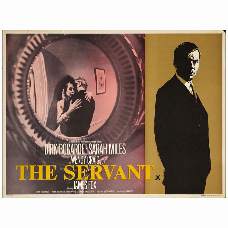 745. THE SERVANT (1963) British Quad (30 x 40) Fine- Rolled | SERVANT, THE (1963)
