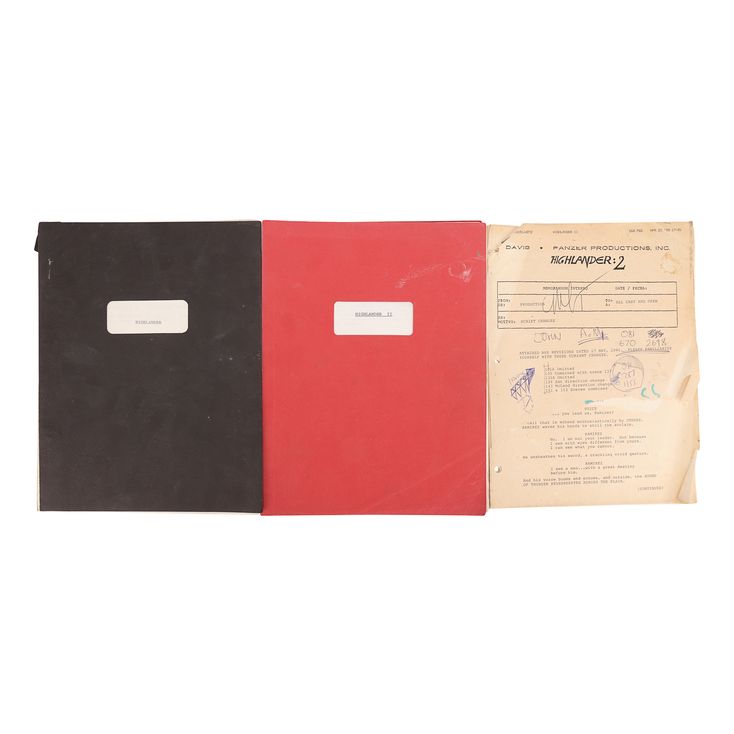 Lot 1000 - Geoff Portass Personal Scripts and Additional Revision Pages ...