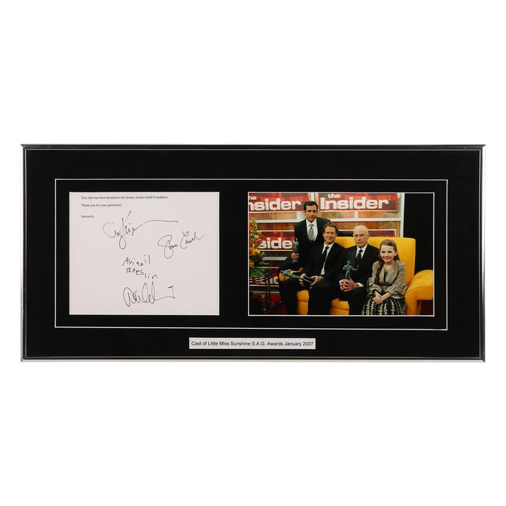 Framed Cast Autographed Letter | LITTLE MISS SUNSHINE (2006)
