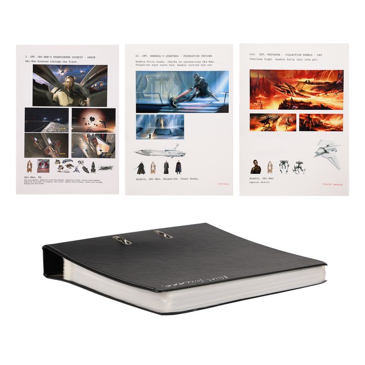Lot 398 - Nick Gillard Collection Personal Storyboard Binder | STAR ...