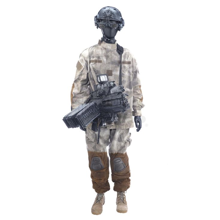 DARPA Military Fatigues with Light-Up Plasma Rifle | SPECTRAL (2016)