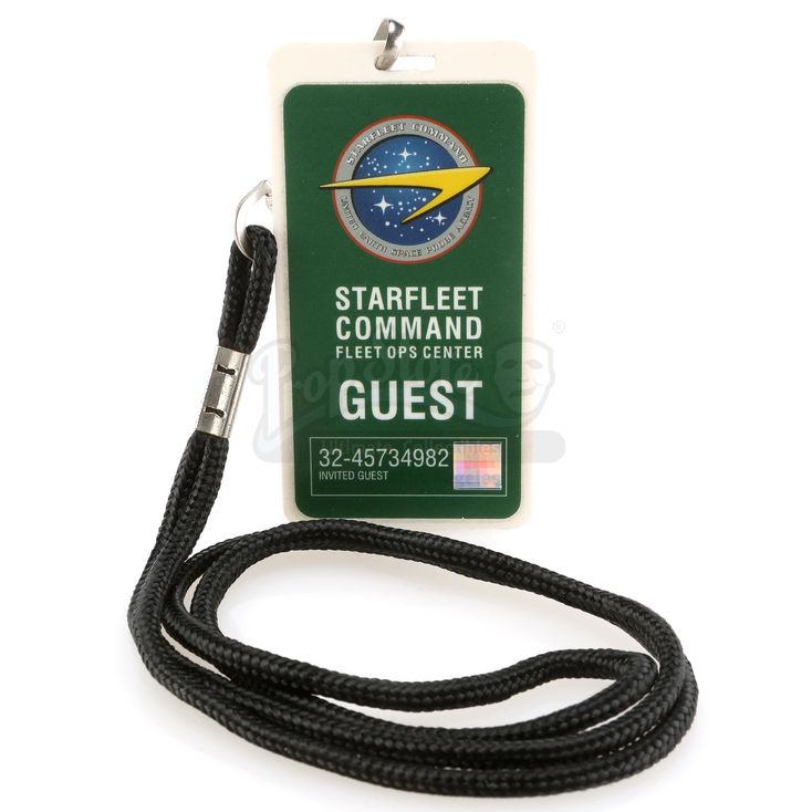 Starfleet Command Fleet Ops Center Guest Badge | STAR TREK: ENTERPRISE ...