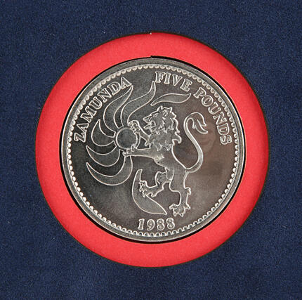 Framed Royal Bank of Zamunda Coins | Prop Store - Ultimate Movie ...