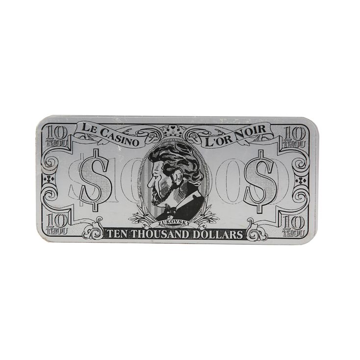 Lot 1066 - 10,000 Casino Lor Noir Chip | JAMES BOND: THE WORLD IS NOT ...