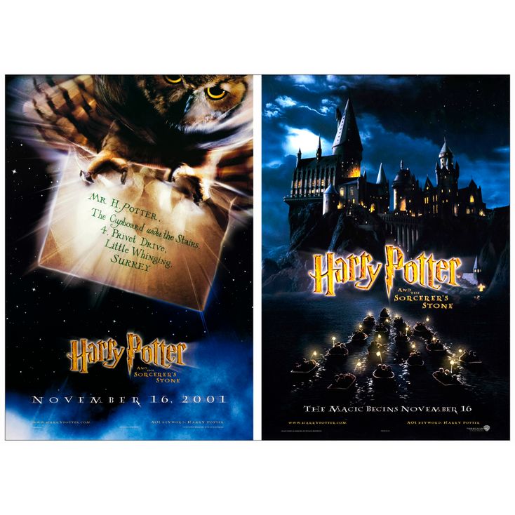 581. HARRY POTTER AND THE SORCERERS STONE (2001) One Sheets (2) (27 x ...
