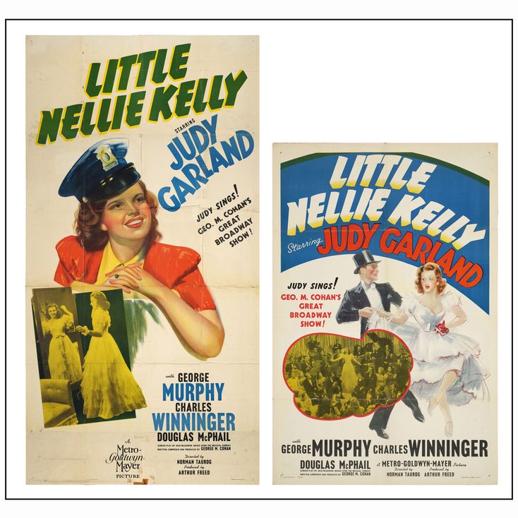 Lot 481 - LITTLE NELLIE KELLY One Sheet and Three Sheet (41 x 81 and 27 ...