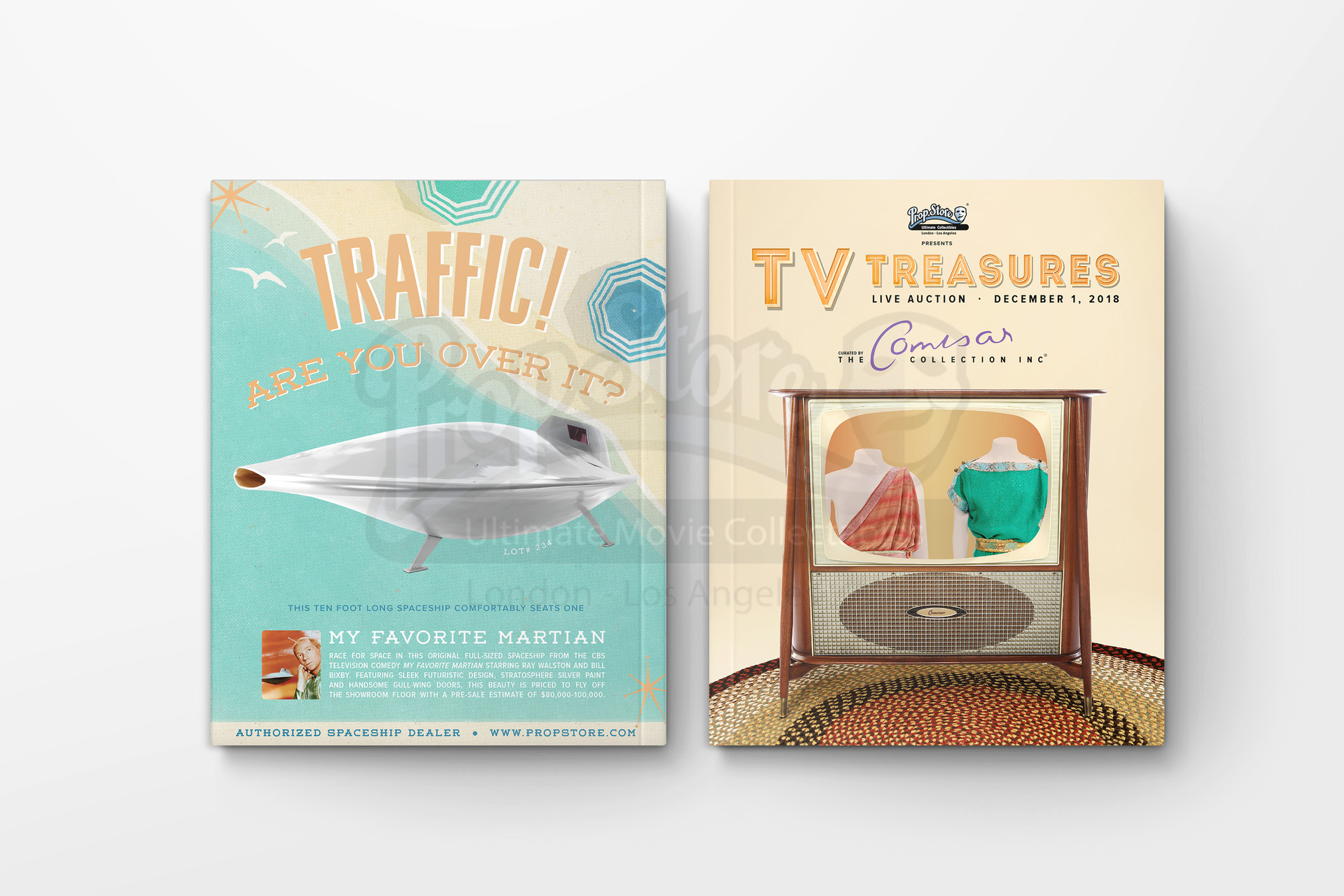 LOS ANGELES TV Treasures Live Auction Catalog | COMISAR COLLECTION, THE
