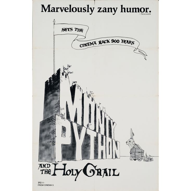 637. MONTY PYTHON AND THE HOLY GRAIL - One Sheet (27 x 41) The ...