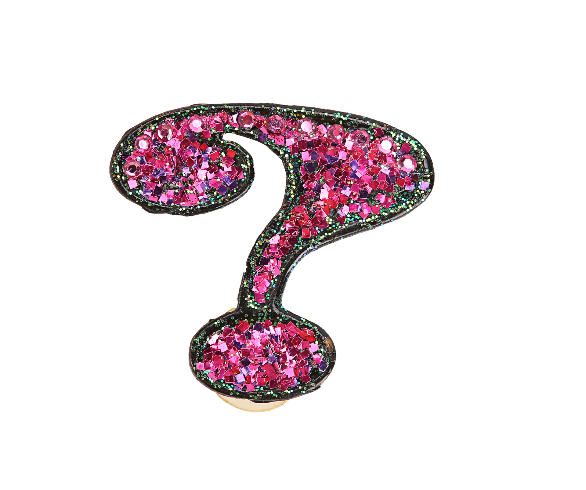 Lot #460 - BATMAN FOREVER (1995) - Riddler's (Jim Carrey) Question Mark Pin