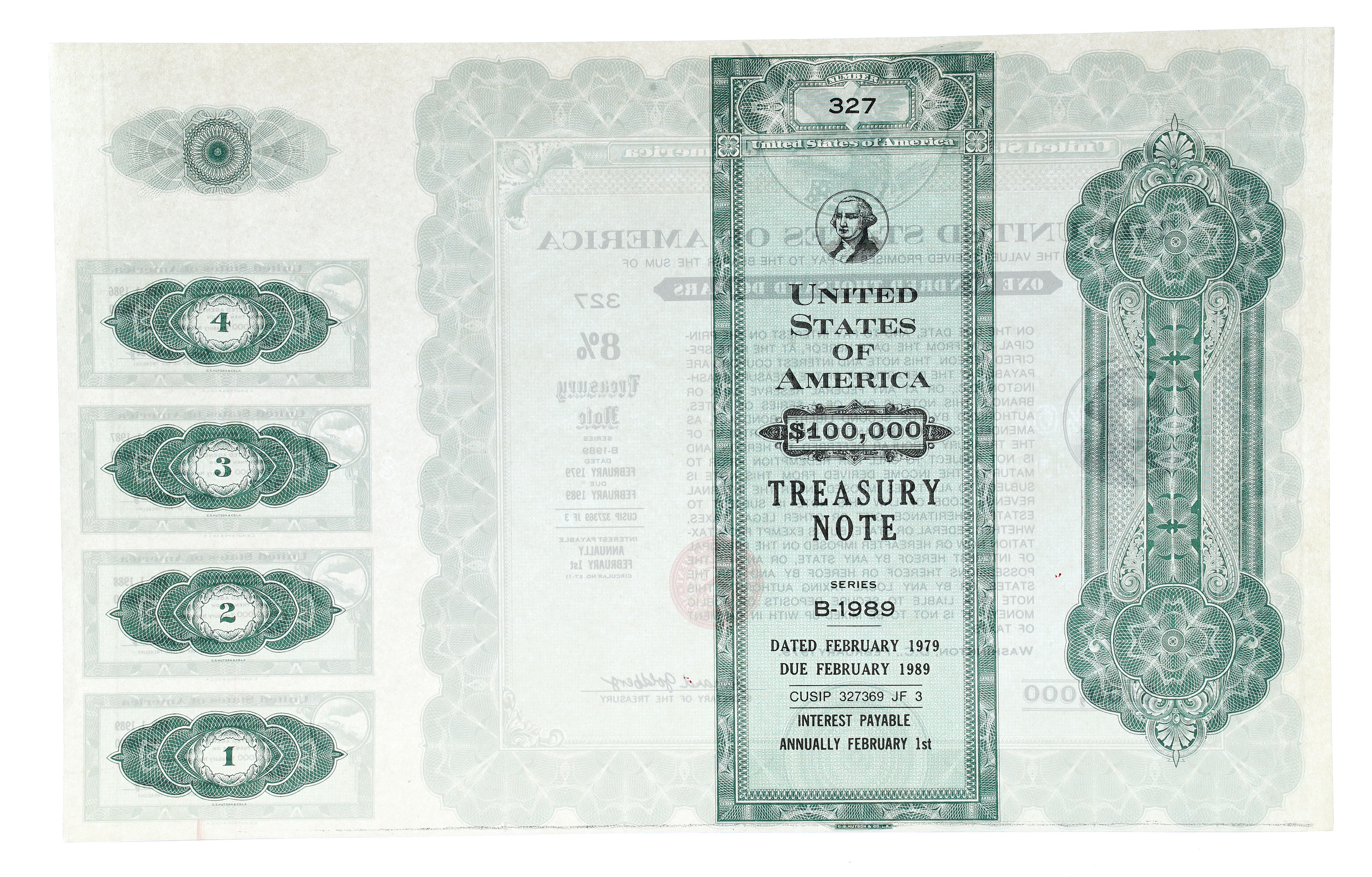 Lot #531 - DIE HARD (1987) - Bearer Bond