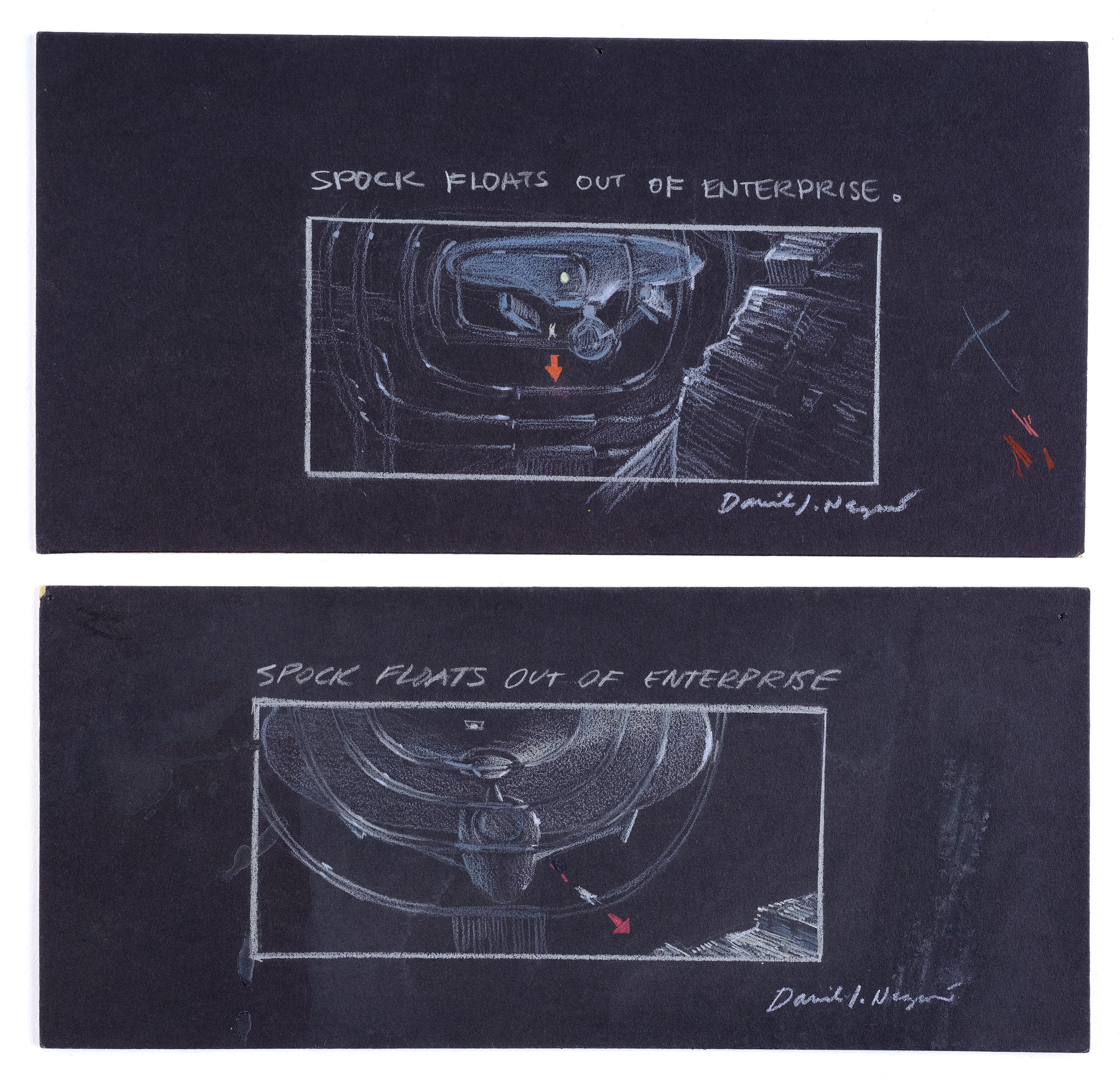 Lot #888 - STAR TREK: THE MOTION PICTURE (1979) - Hand-drawn David ...