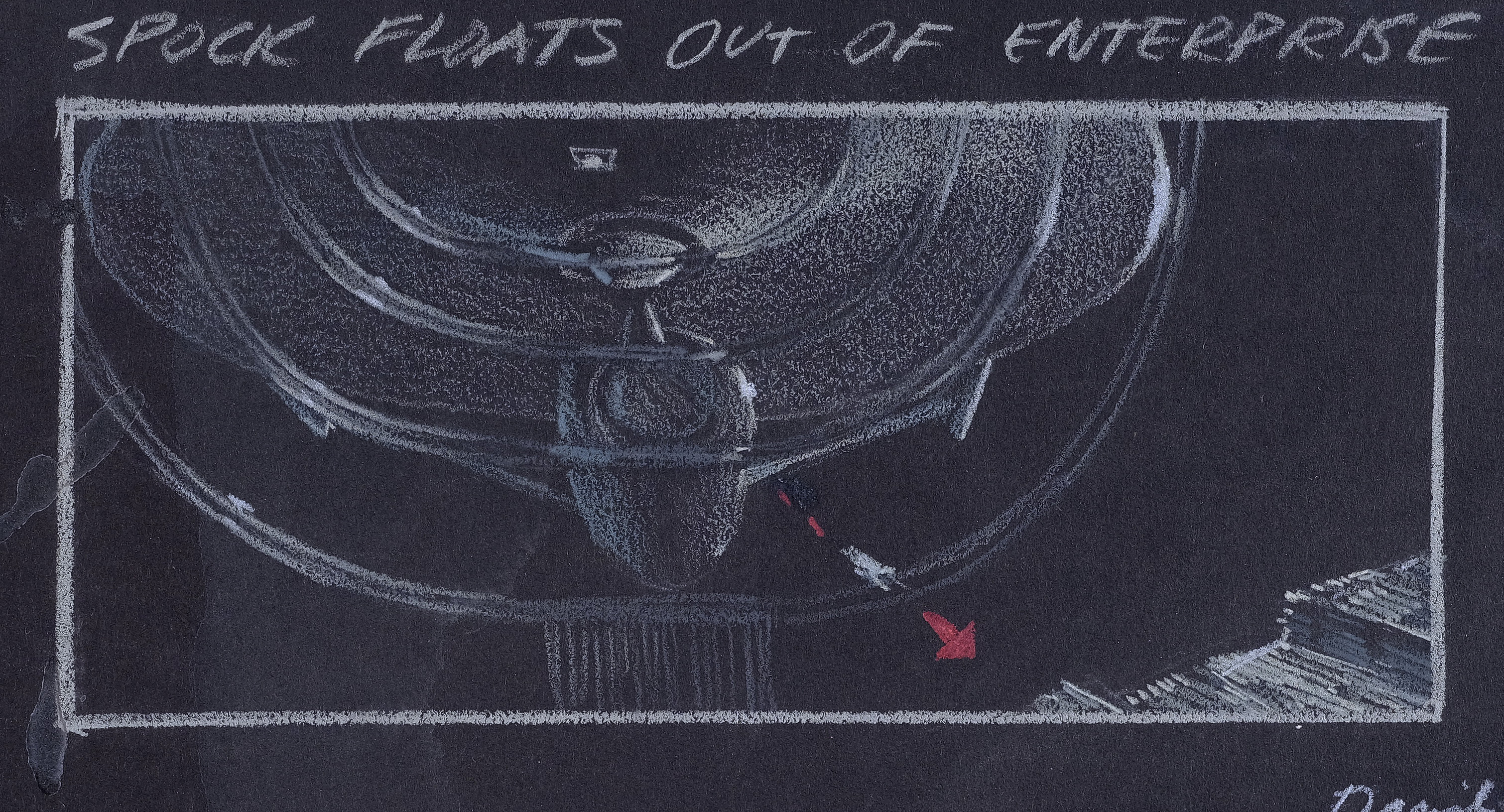 Lot #888 - STAR TREK: THE MOTION PICTURE (1979) - Hand-drawn David ...