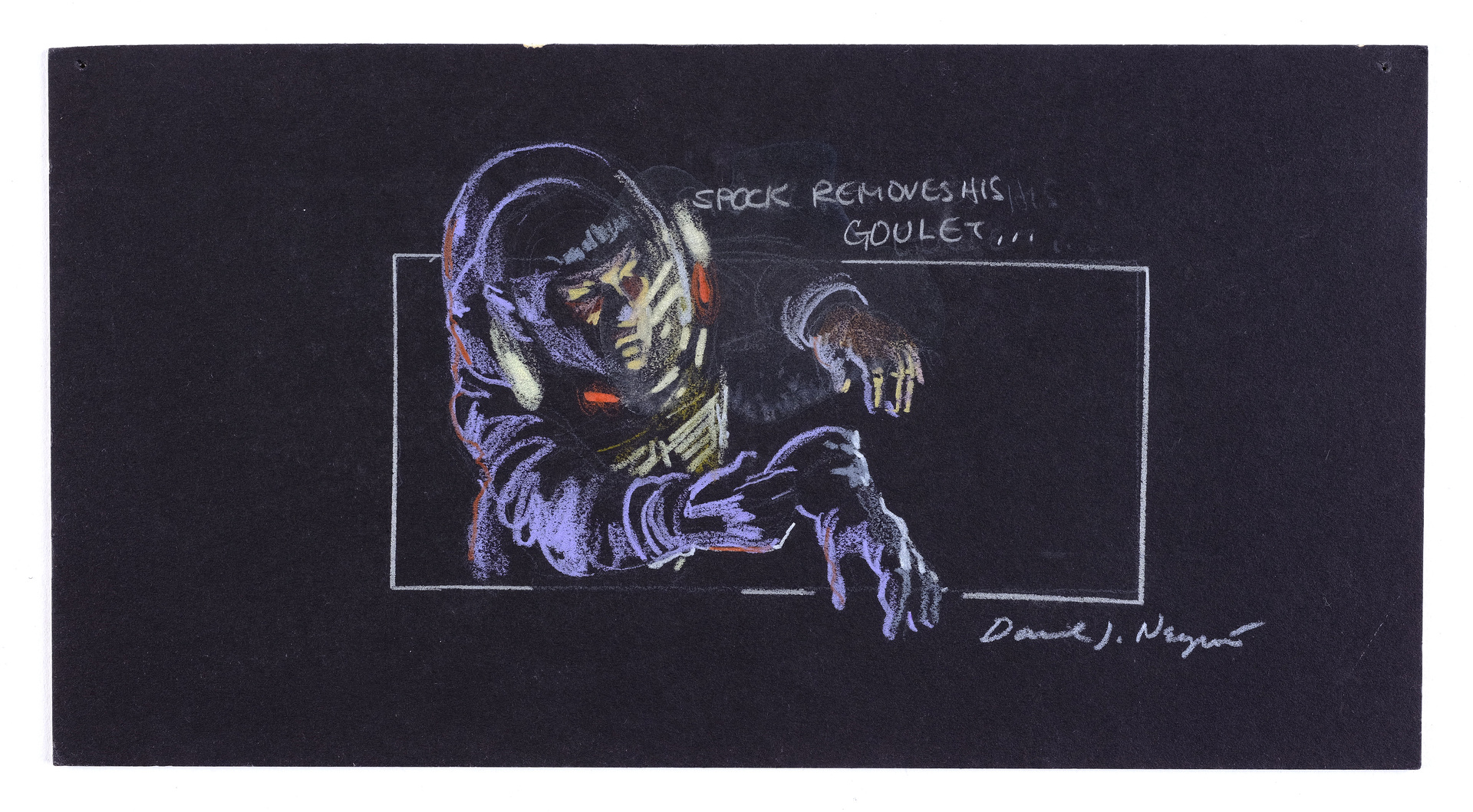 Lot # 1216: Star Trek: The Motion Picture (1979) - Hand-Drawn David ...