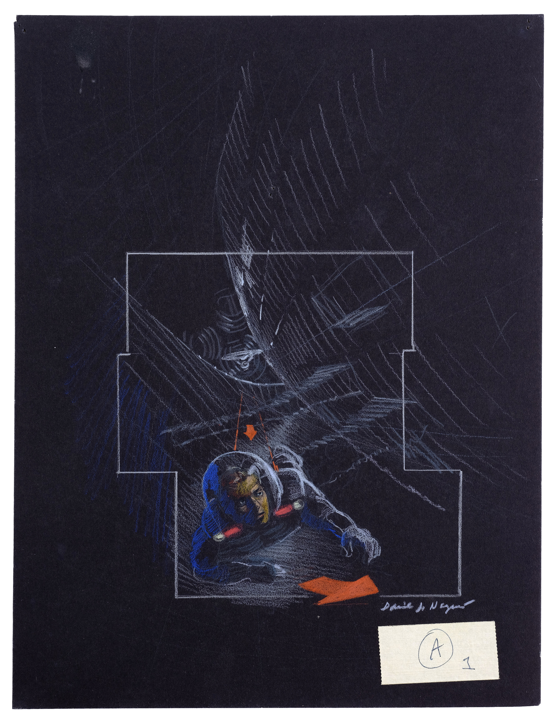 Lot #889 - STAR TREK: THE MOTION PICTURE (1979) - Hand-drawn David ...