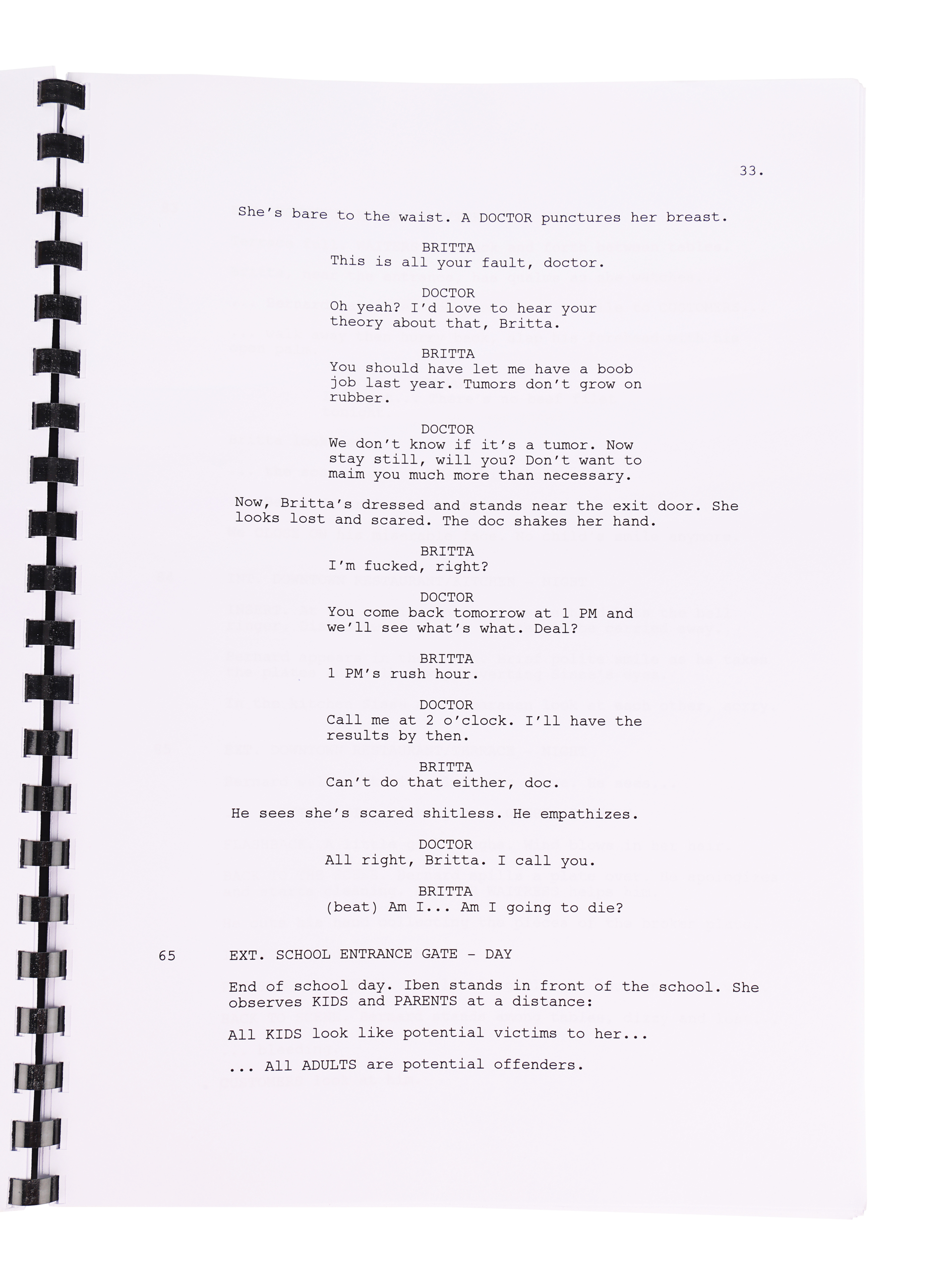 Sir Christopher Lee Script and Production Paperwork | 11TH, THE (2016)