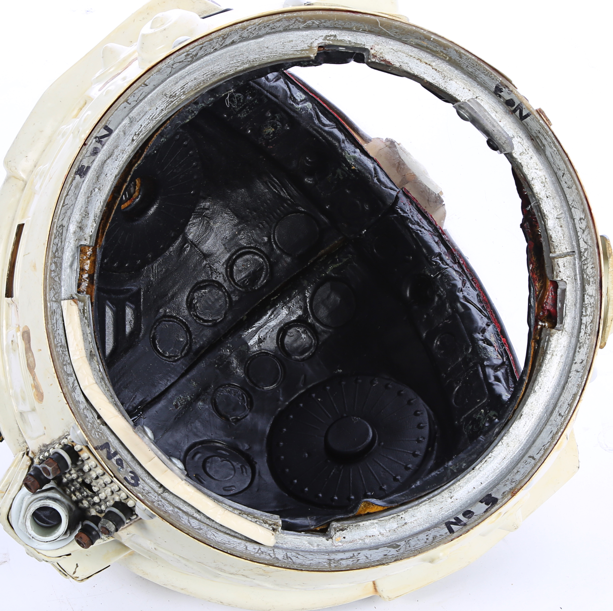 Lot #267 - OUTLAND (1981) - Yellow Miner Spacesuit Display