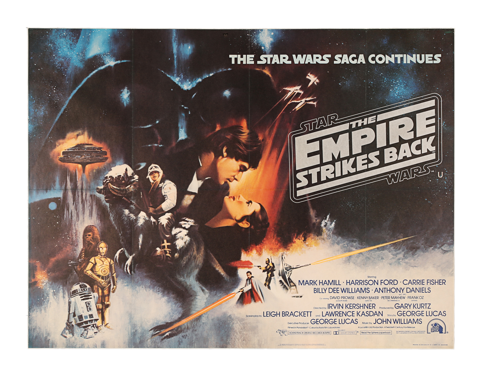 Lot #331 - STAR WARS: THE EMPIRE STRIKES BACK (1980) - Untrimmed UK ...
