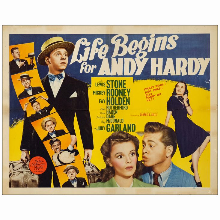 659. Half Sheet (22 x 28 ); Very Fine Folded ### LIFE BEGINS FOR ANDY ...