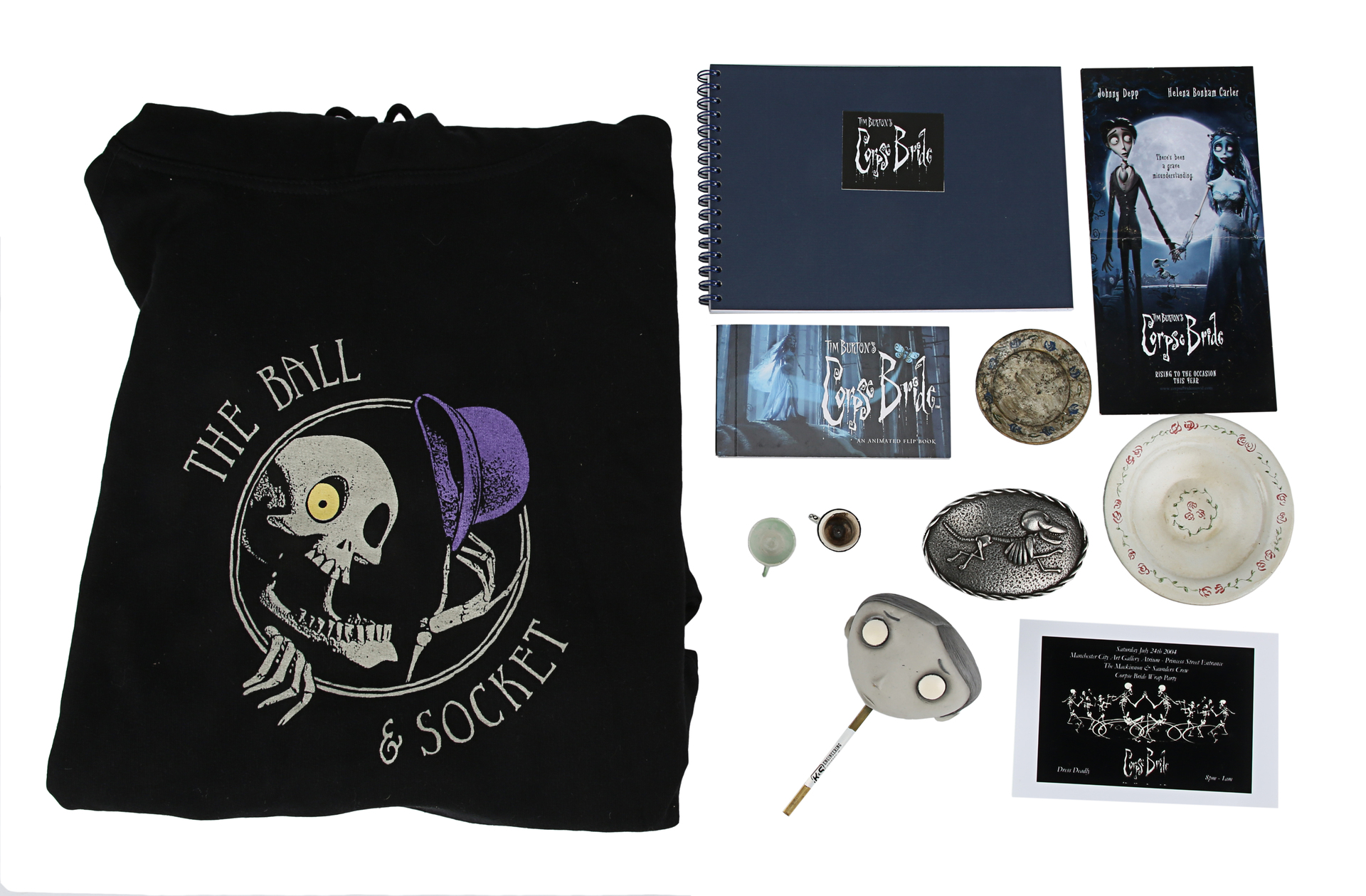 Lot #516 - CORPSE BRIDE (2005) - Solemn Village Boy Puppet Head with ...