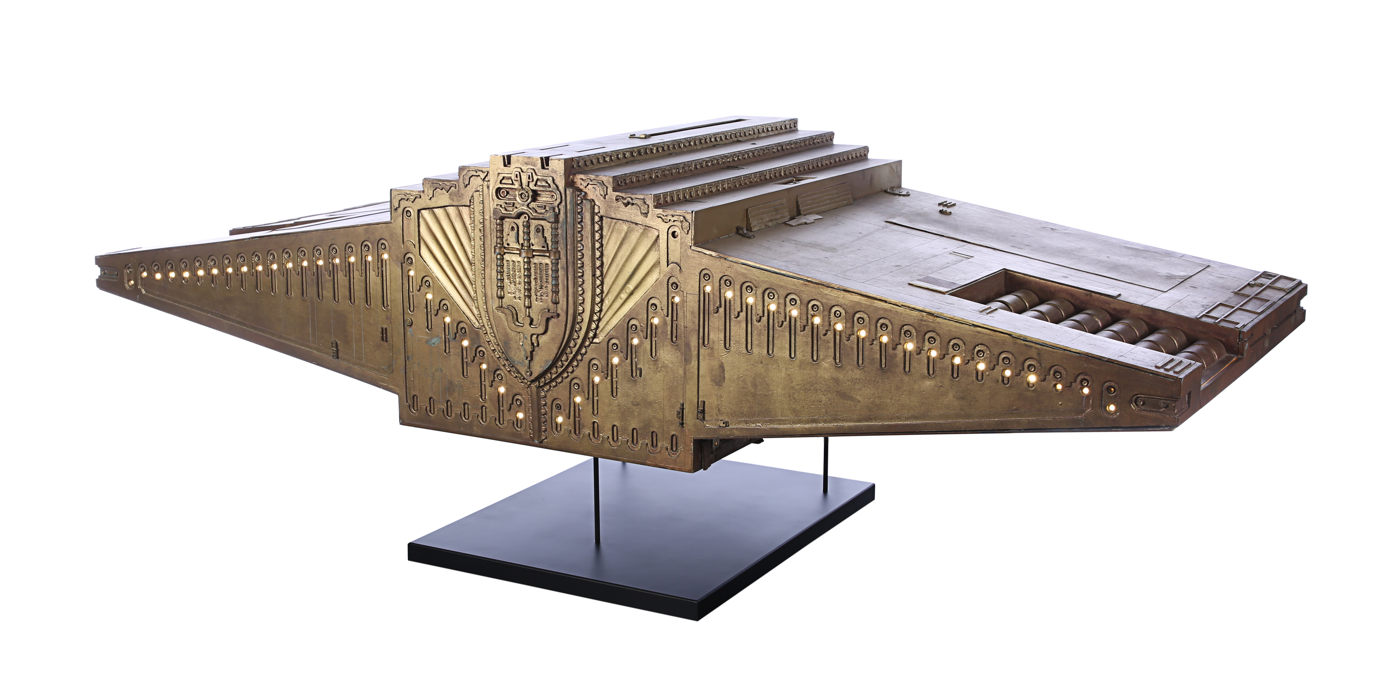Lot #90 - DUNE (1984) - Light-up Emperor's Flagship Model Miniature