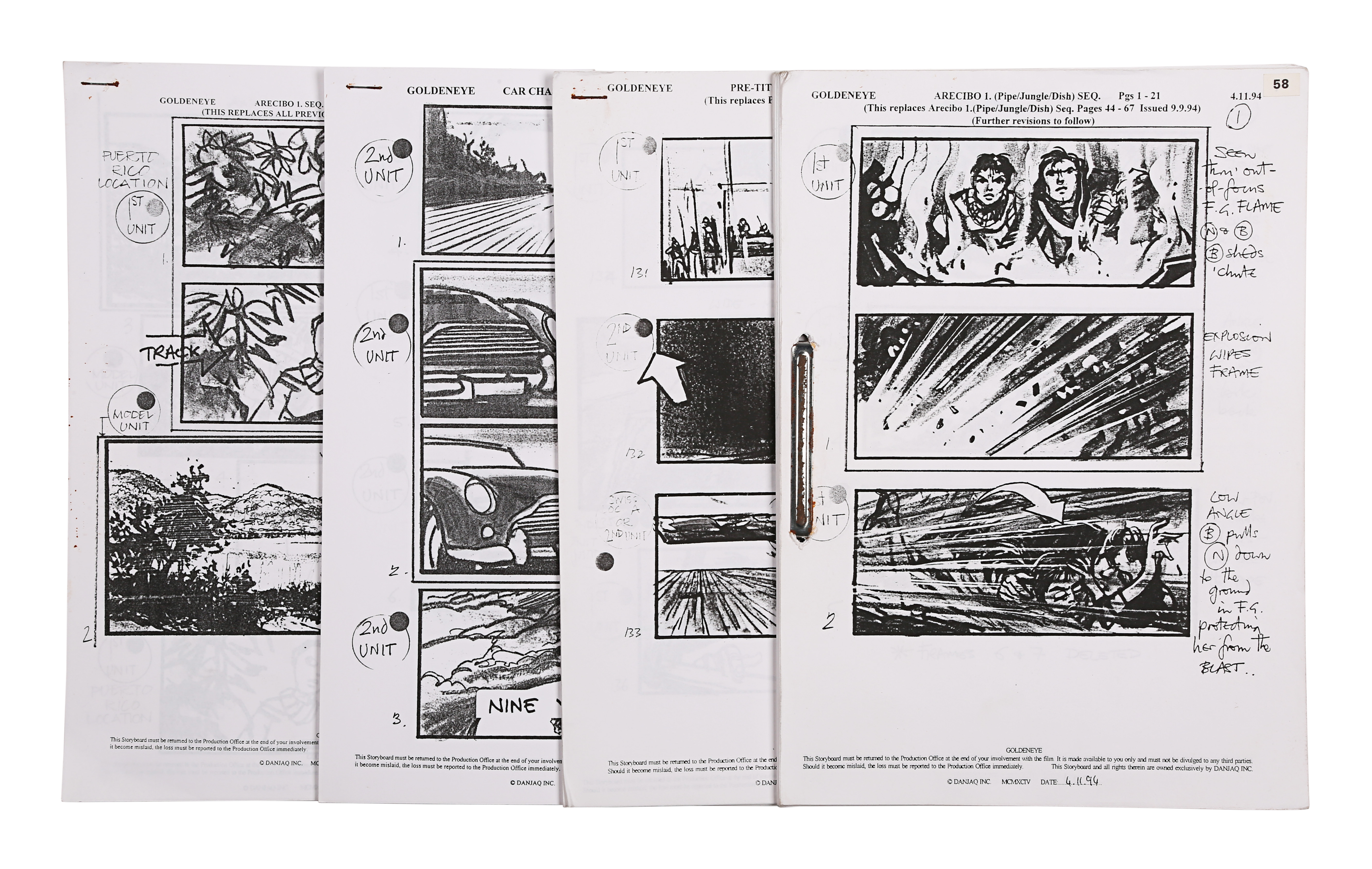 Lot #694 - GOLDENEYE (1995) - Philip Kohler Collection: Scripts ...