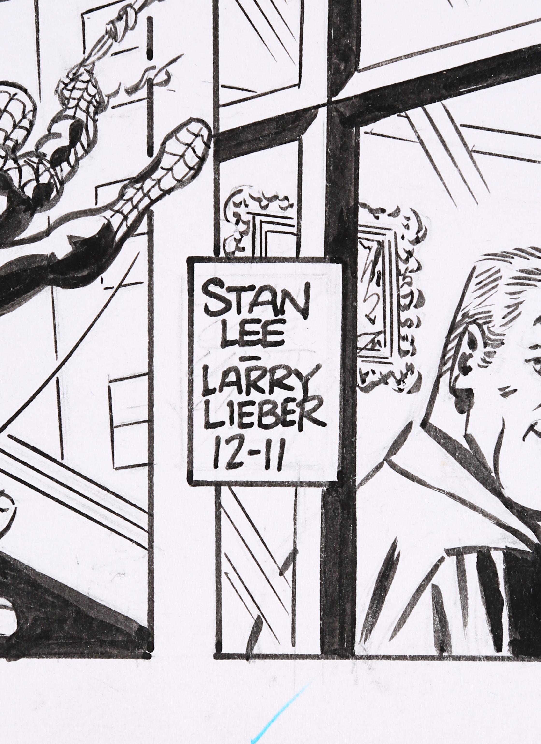 Lot #873 - SPIDER-MAN (2002) - Spider-Man Original Pen-and-ink Larry ...