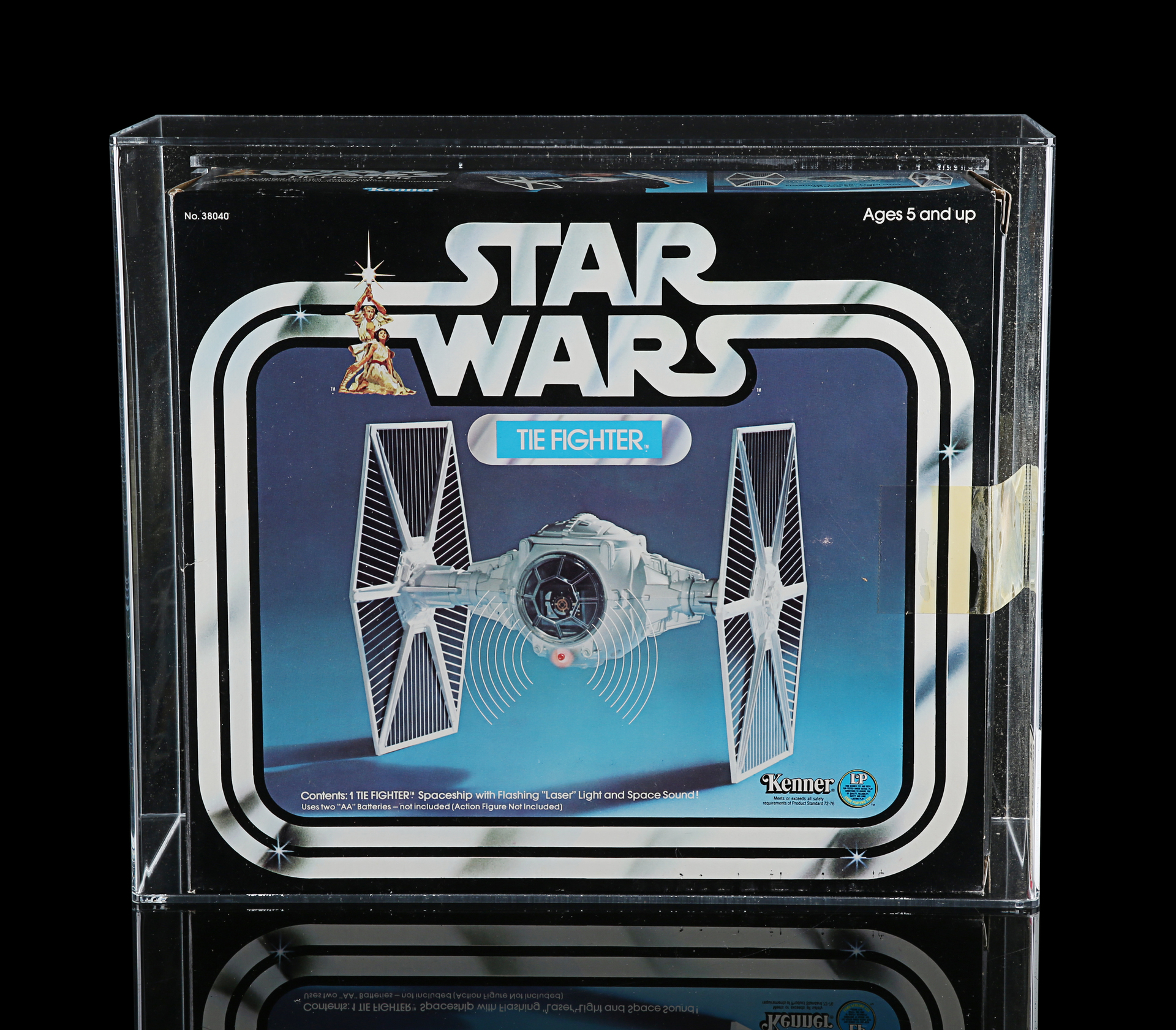 Lot #994 - STAR WARS: A NEW HOPE (1977) - TIE Fighter Toy AFA 85 NM