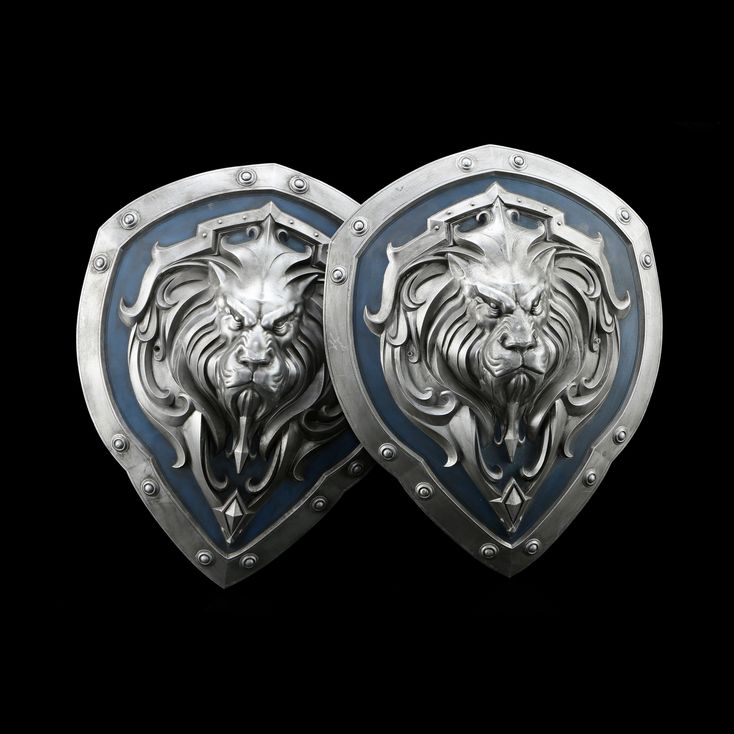 Lot #1470 - WARCRAFT (2016) - Pair of Stormwind Castle Decor Shields