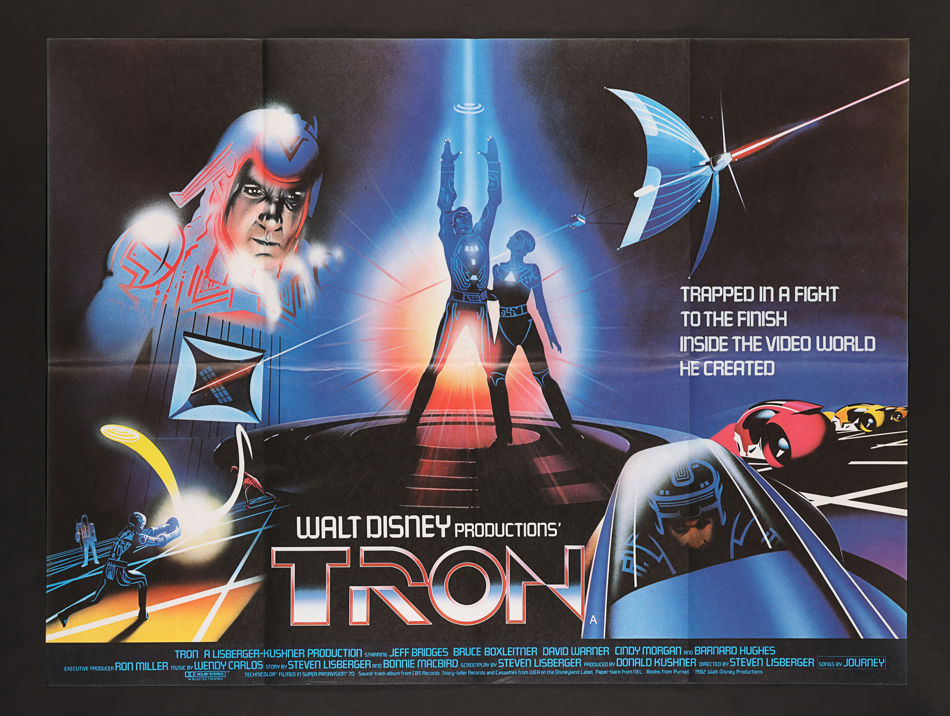 Lot #434 - TRON (1982) - UK Quad, 1982