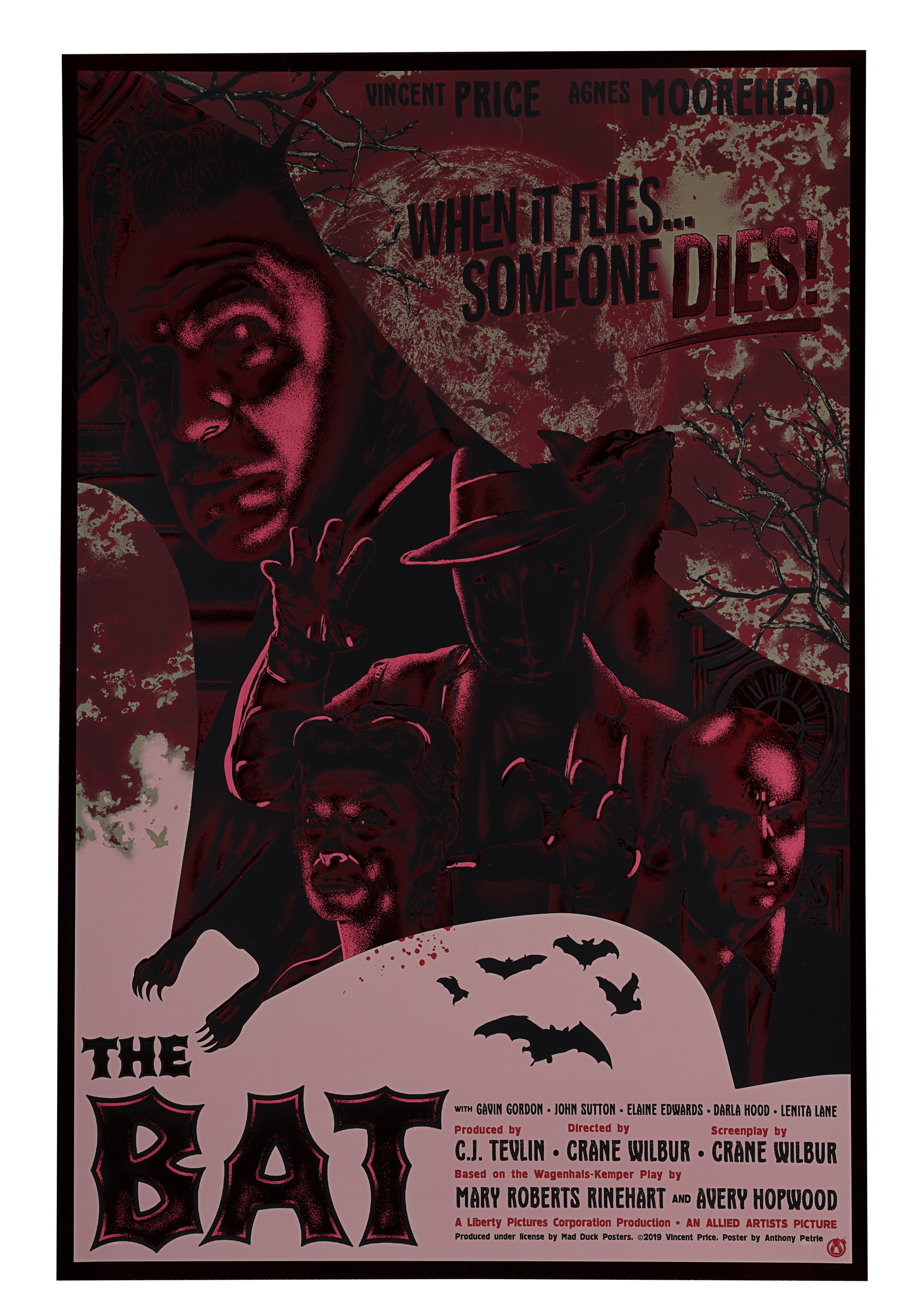 Lot #20 - THE, BAT (1959) - Hand-Numbered Limited Edition Variant Print ...