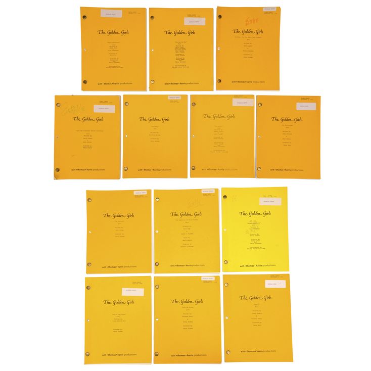 Lot #838 - THE GOLDEN GIRLS (1985-1992) - Rich Weaver Collection: Set ...