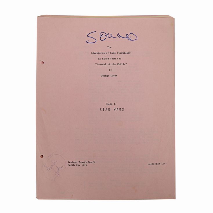 Lot # 368: STAR WARS: A NEW HOPE (1977) - Anthony Daniels Collection ...