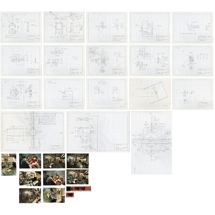 1060. Set of 18 Hand-Drawn Stuart Ziff Johnny 5 (Tim Blaney) Robot ...