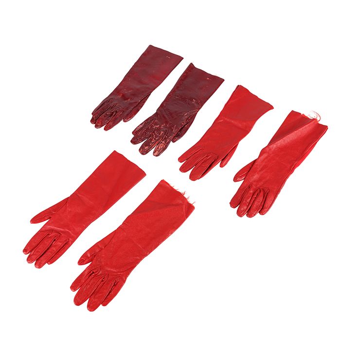 Three Sets of Unfinished Violet (Milla Jovovich) Gauntlet Gloves ...