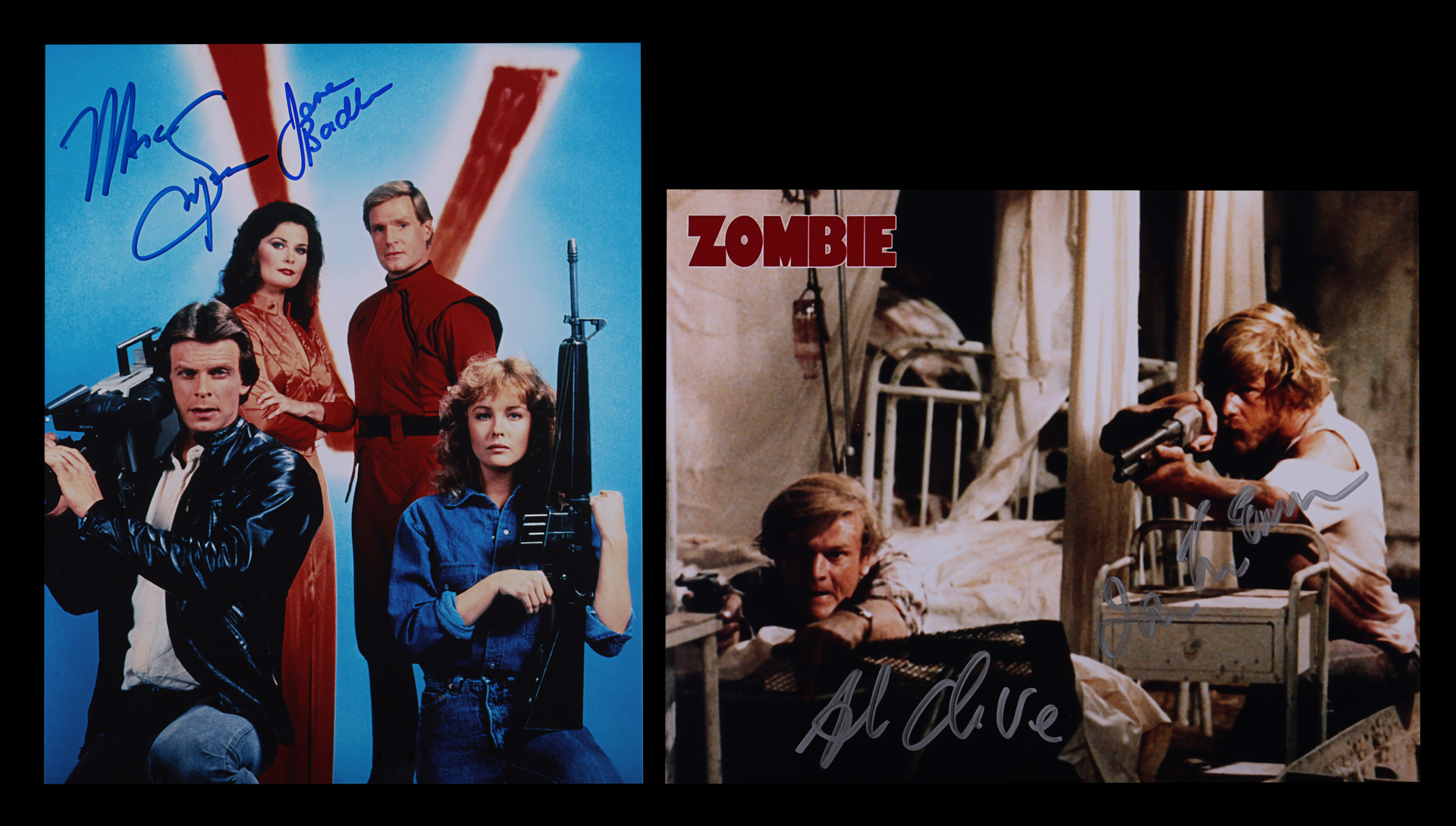 Lot #559 - ZOMBIE - AKA ZOMBIE: FLESH EATERS (1979) AND V (1984) - Two ...