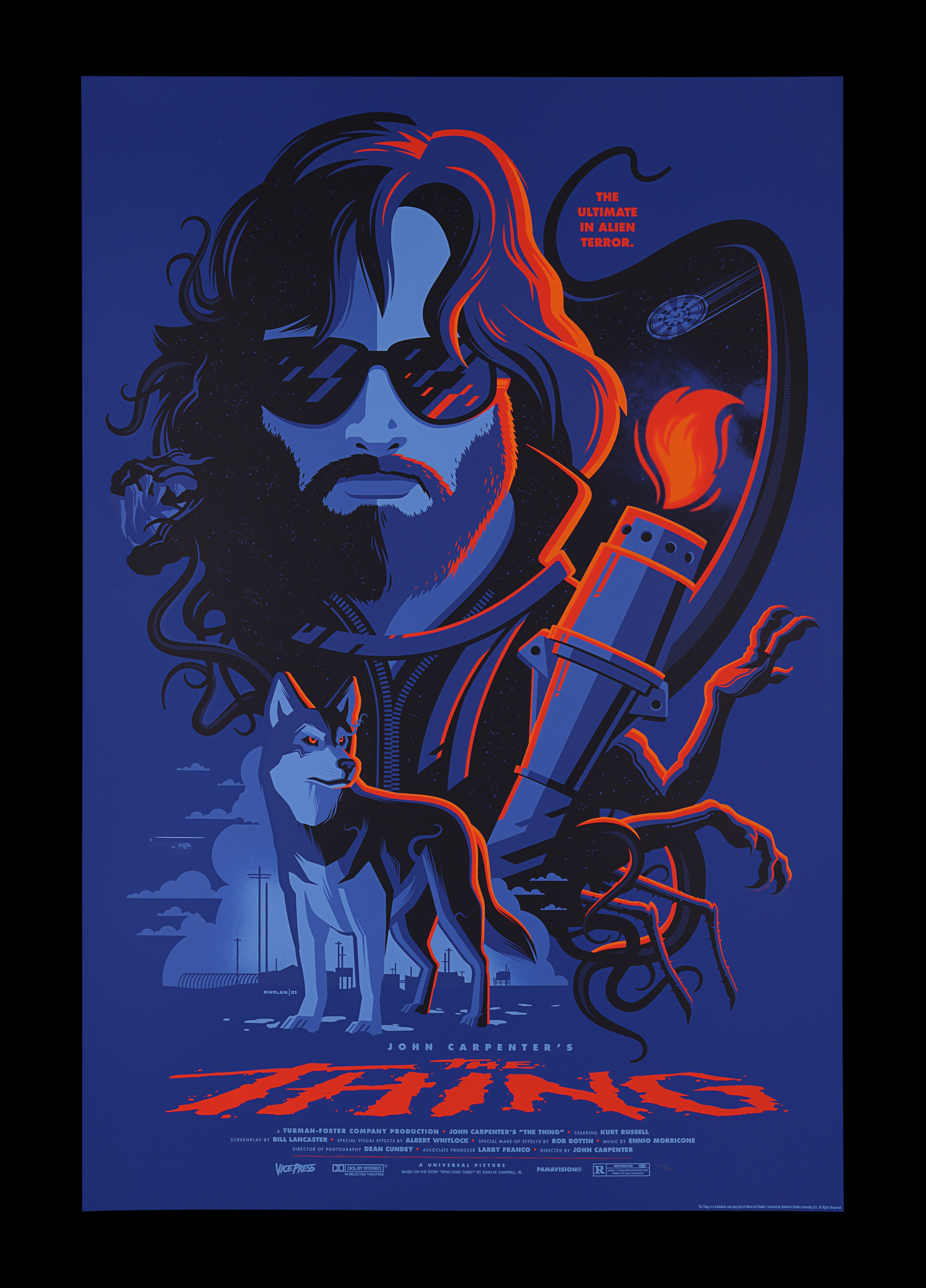 Lot #192 - THE THING (1982) - Hand-Numbered Limited Edition Vice Press ...