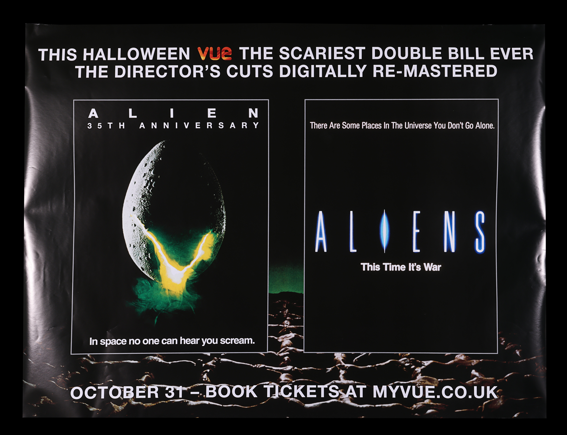 Lot #223 - ALIEN (1979)/ALIENS (1986) - UK Quad Double-Bill, 2014