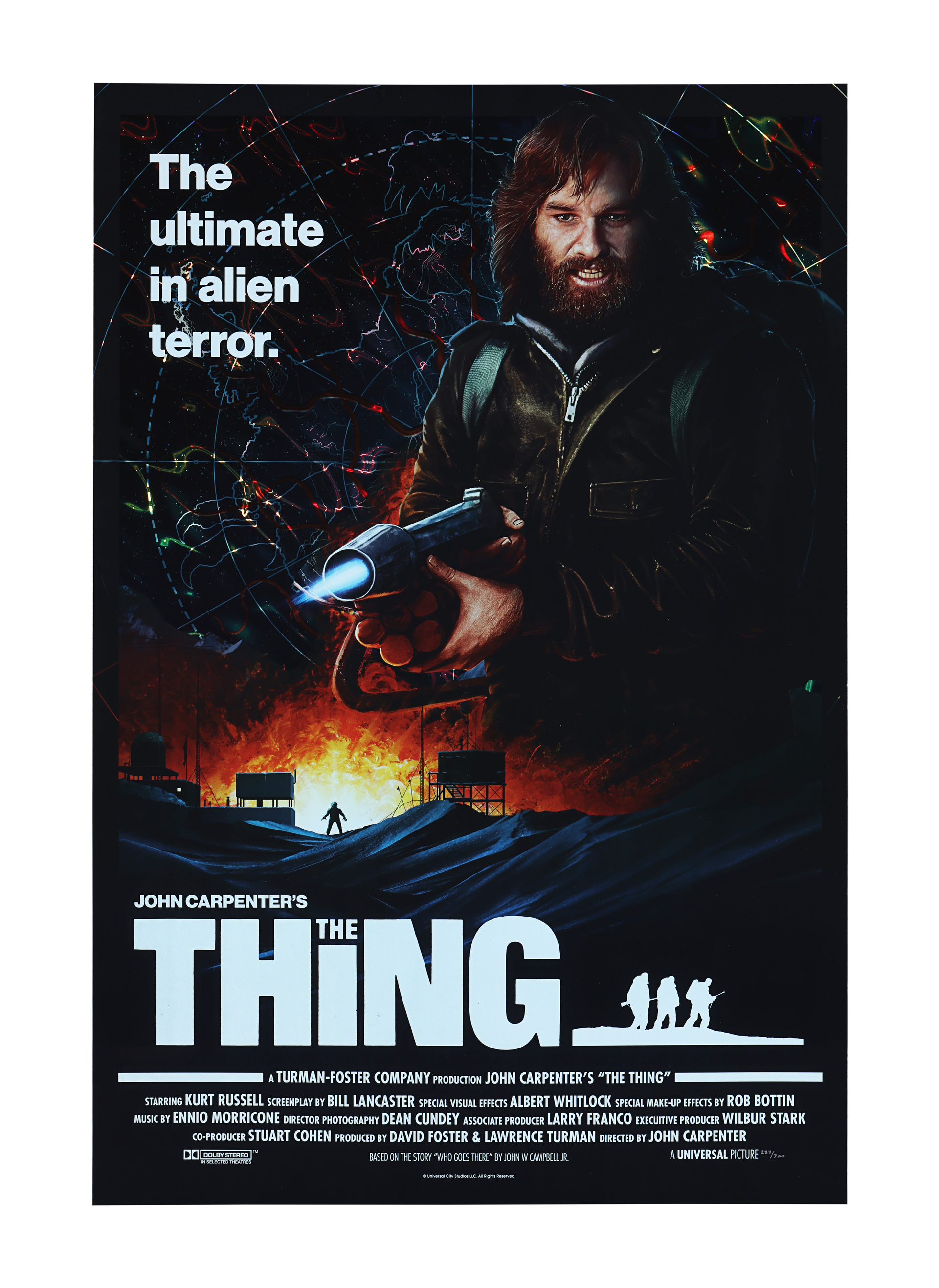 Lot #195 - THE THING (1982) - Hand-Numbered Limited Edition Vice Press ...