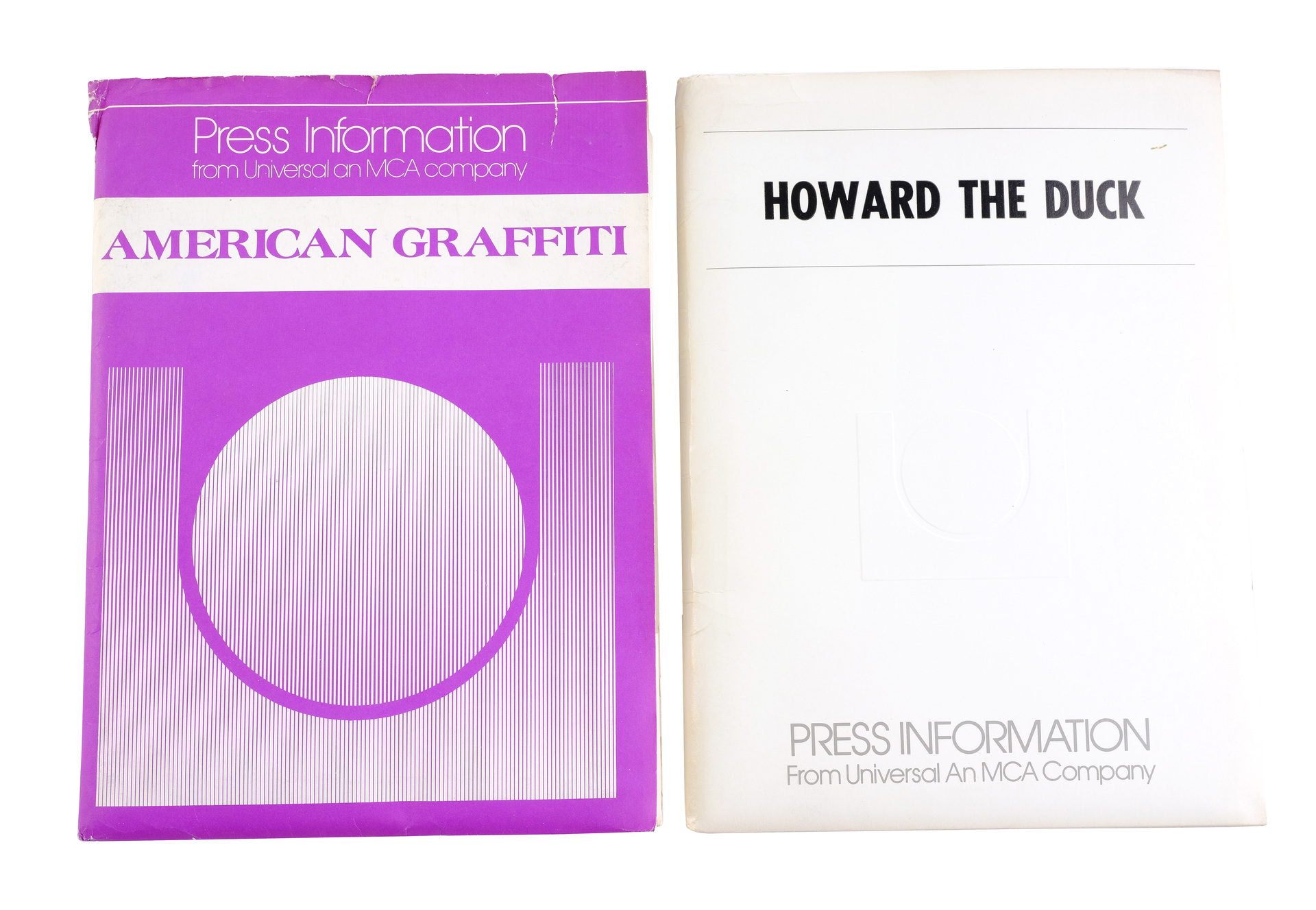 Lot # 514: American Graffiti (1973)/ Howard The Duck (1986) - Original ...