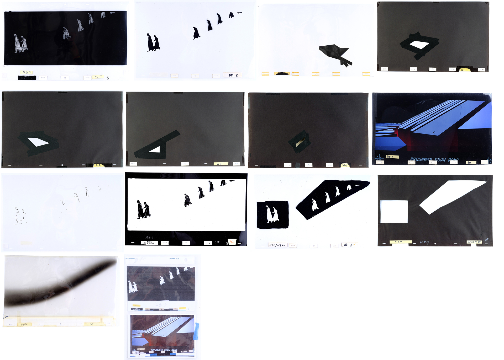 Lot # 1380: Tron (1982) - Set of 12 Kodaliths and Two Image Prints