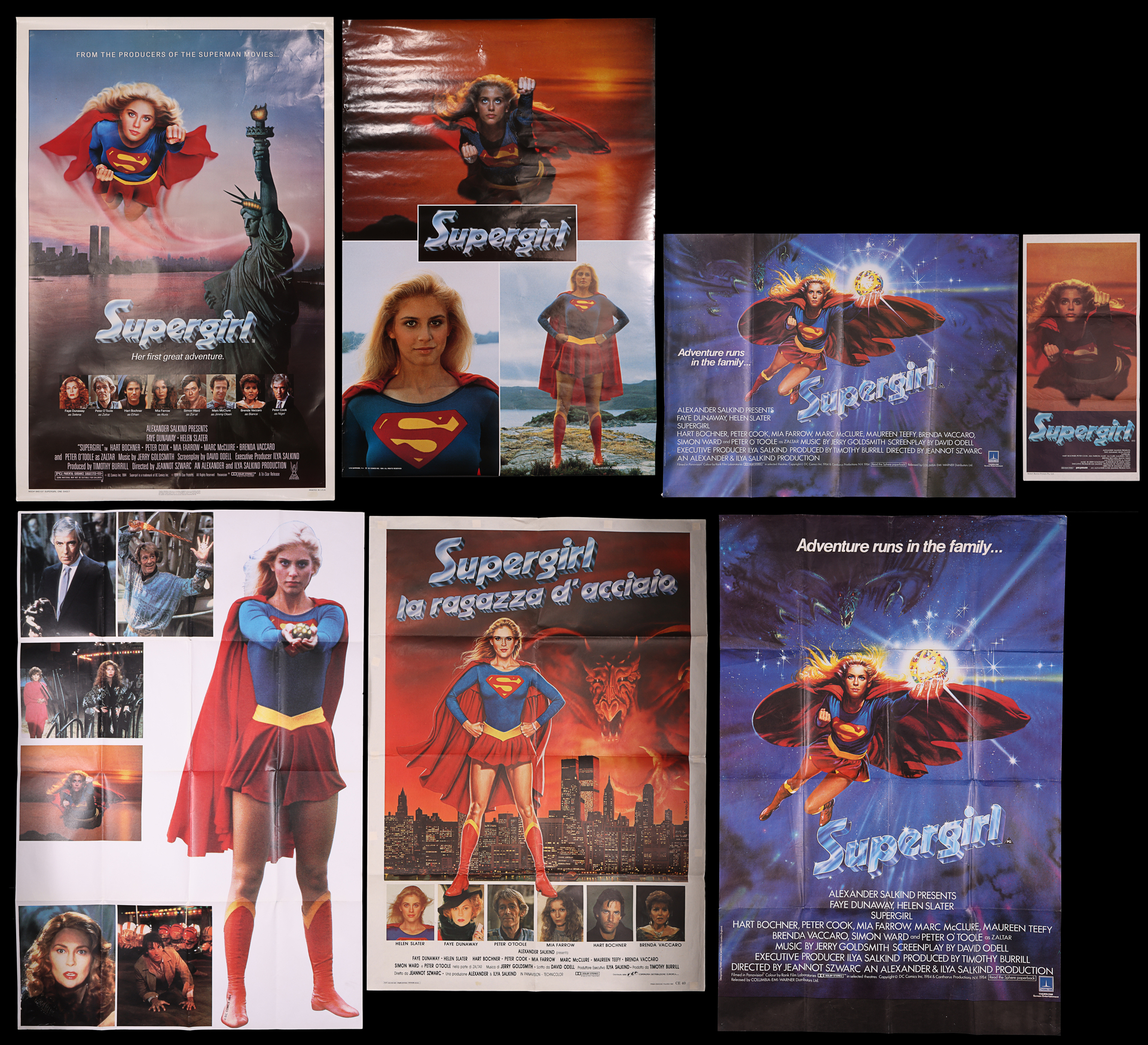 Lot #534 - SUPERGIRL (1984) - Various Posters and Related Memorabilia, 1984