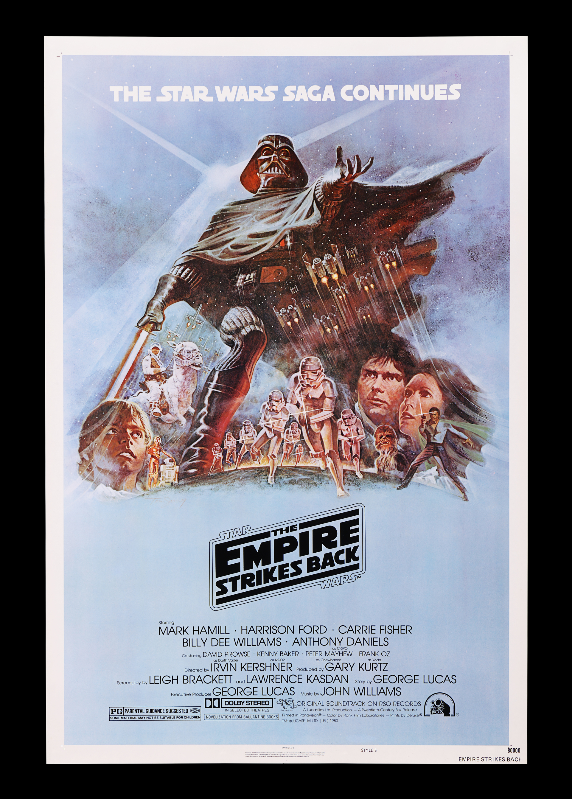 Lot #507 - STAR WARS: EP V - THE EMPIRE STRIKES BACK (1980) - US One-Sheet - Style B, 1980