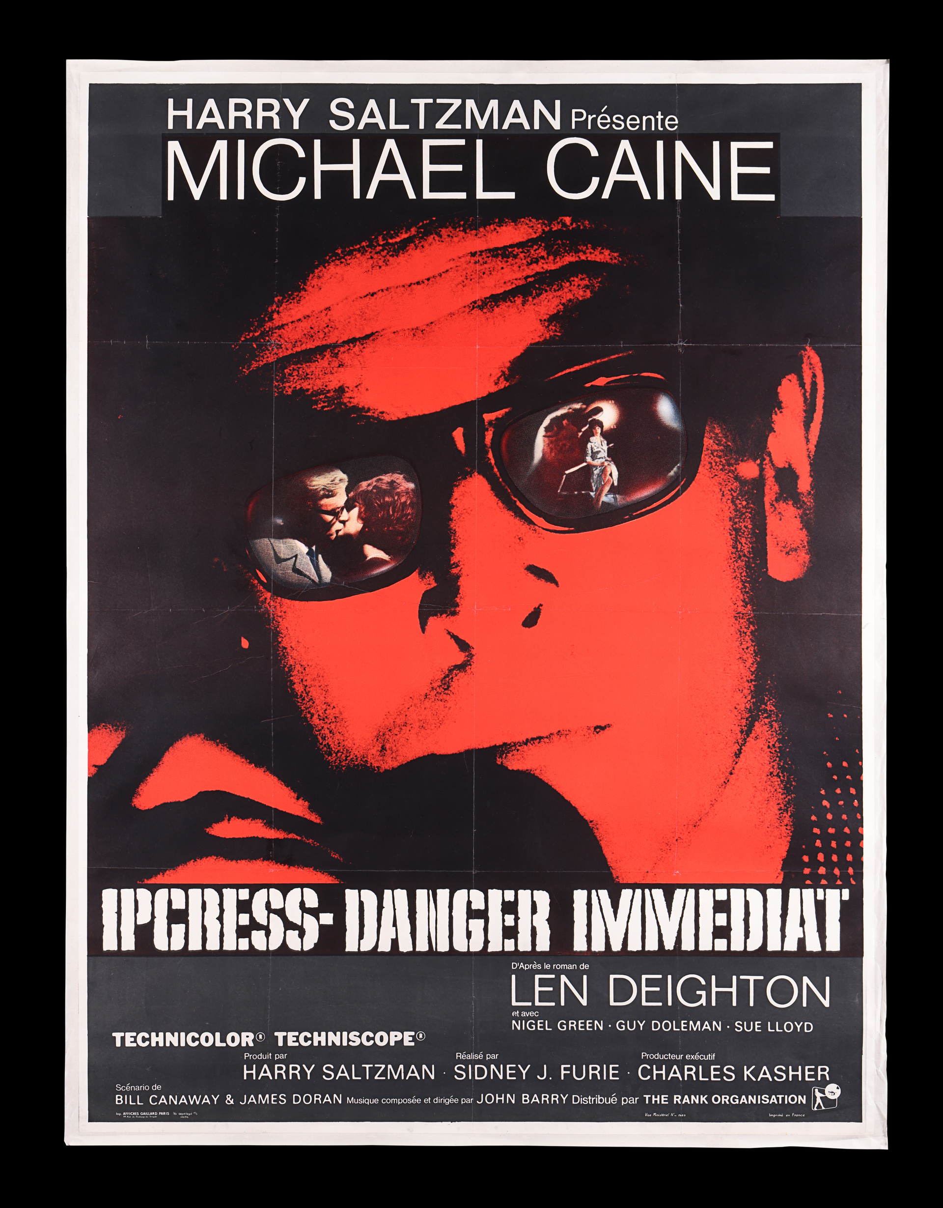 Lot #336 - IPCRESS FILE (1965) - French 'Grande' Affiche, 1965