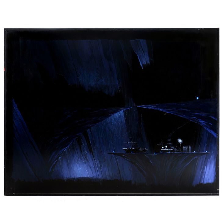 Lot 35 - Hand-Painted Bill Mather Bat Cave Matte Painting | BATMAN ...