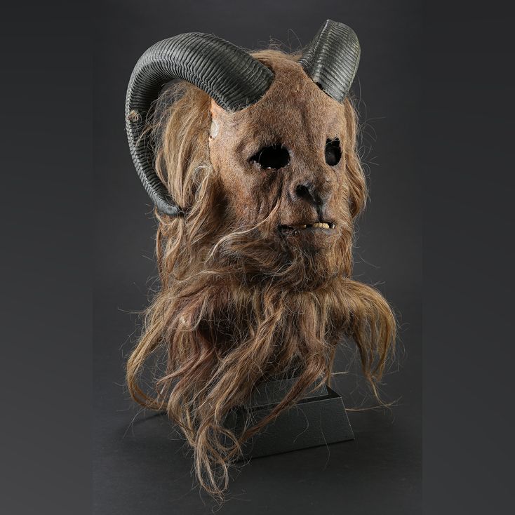 Satyr Mask - Brown Hair | CHRONICLES OF NARNIA, THE: THE LION, THE ...