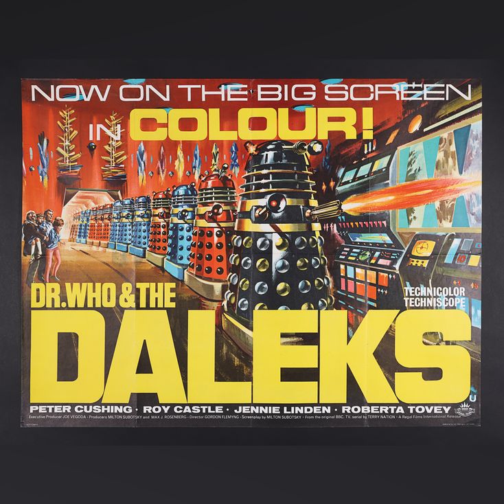 Lot #70 - DR. WHO AND THE DALEKS (1965) - UK Quad, 1965