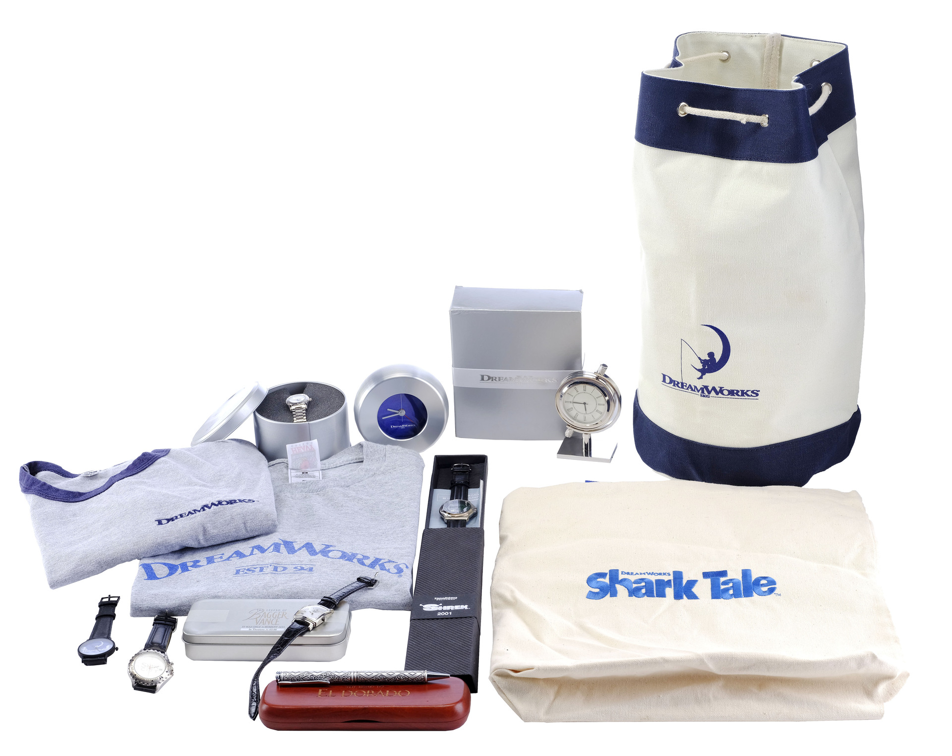 Lot # 1882: Various Productions - Set of DreamWorks Crew Gifts