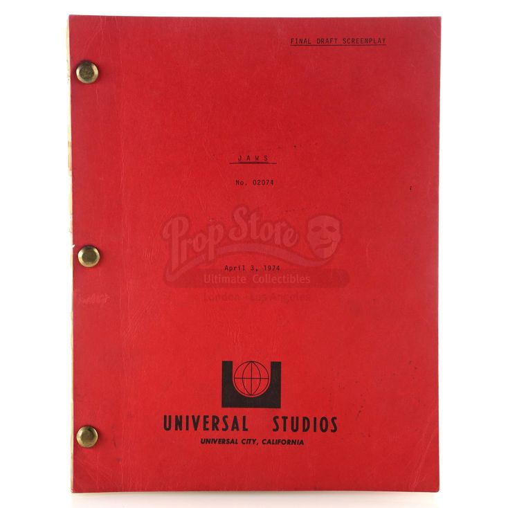 Final Draft Script | JAWS (1975)